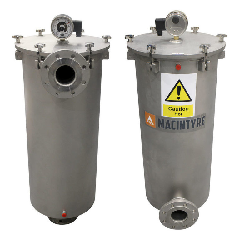 Inline Chocolate Filter - MacIntyre Chocolate Systems