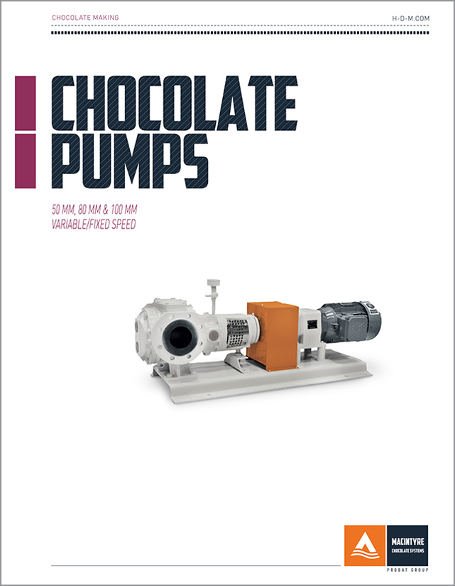 Chocolate Pump - MacIntyre Chocolate Systems
