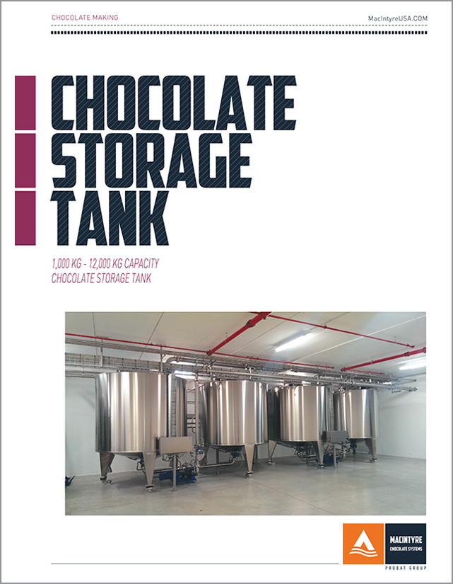 Chocolate Storage Tank - MacIntyre Chocolate Systems